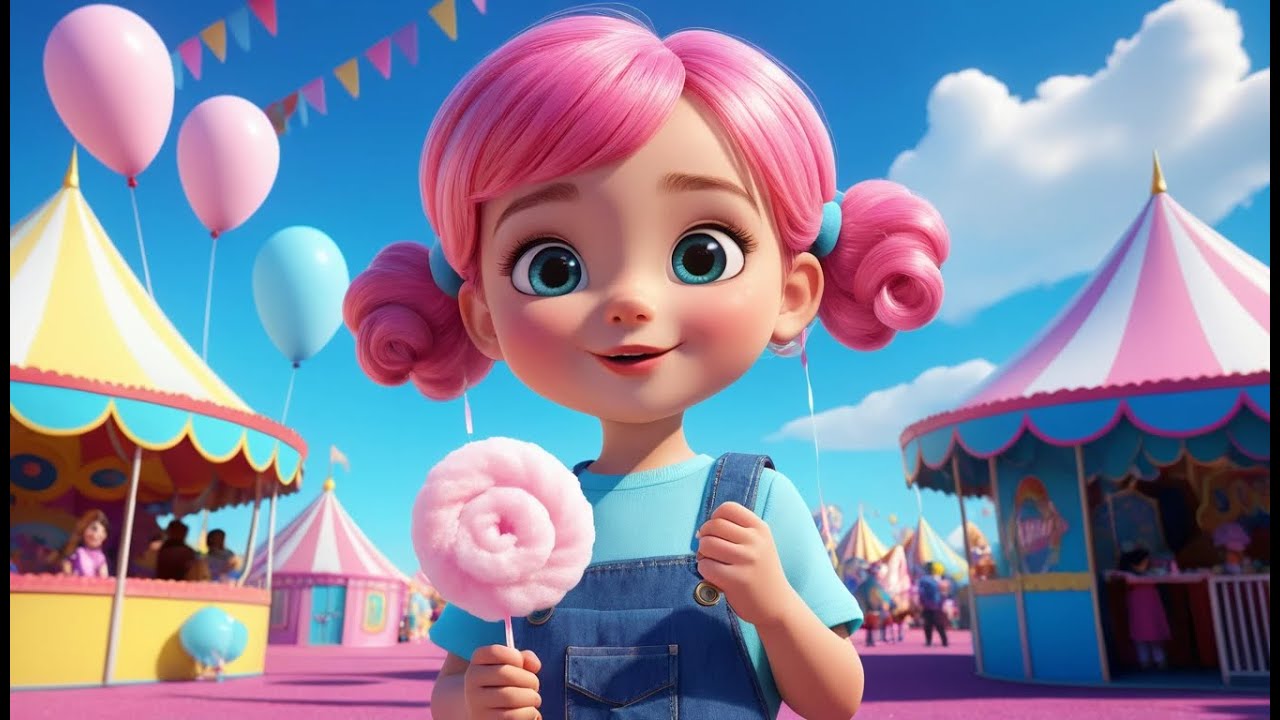 Cotton Candy, Sweet and Light Delight | Fun Sweet Treat Song for ...