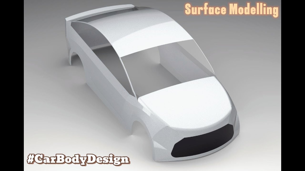 Simple Car Body Design Toyota Vios New using Surface Modelling ...