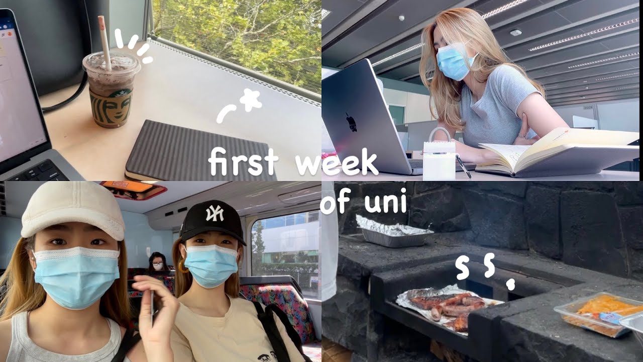 VLOG 1 🌥 first week of uni | family bbq | online classes * University ...