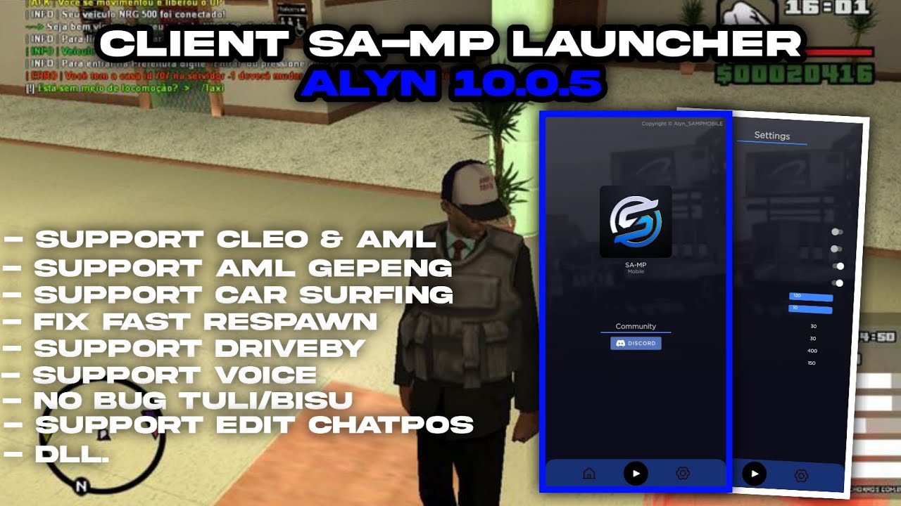 SHARE CLIENT SAMP ALYN TERBARU V10.0.5 SUPPORT AML GEPENG NO UPDATE ...