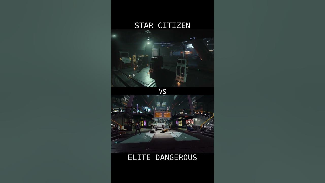 Star Citizen VS Elite Dangerous elevators - YouTube
