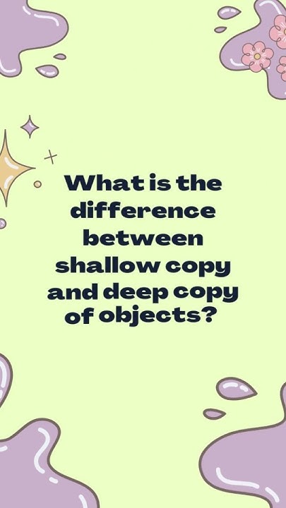Shallow Copy vs Deep Copy in JavaScript Explained! 🌟 |#shorts # ...