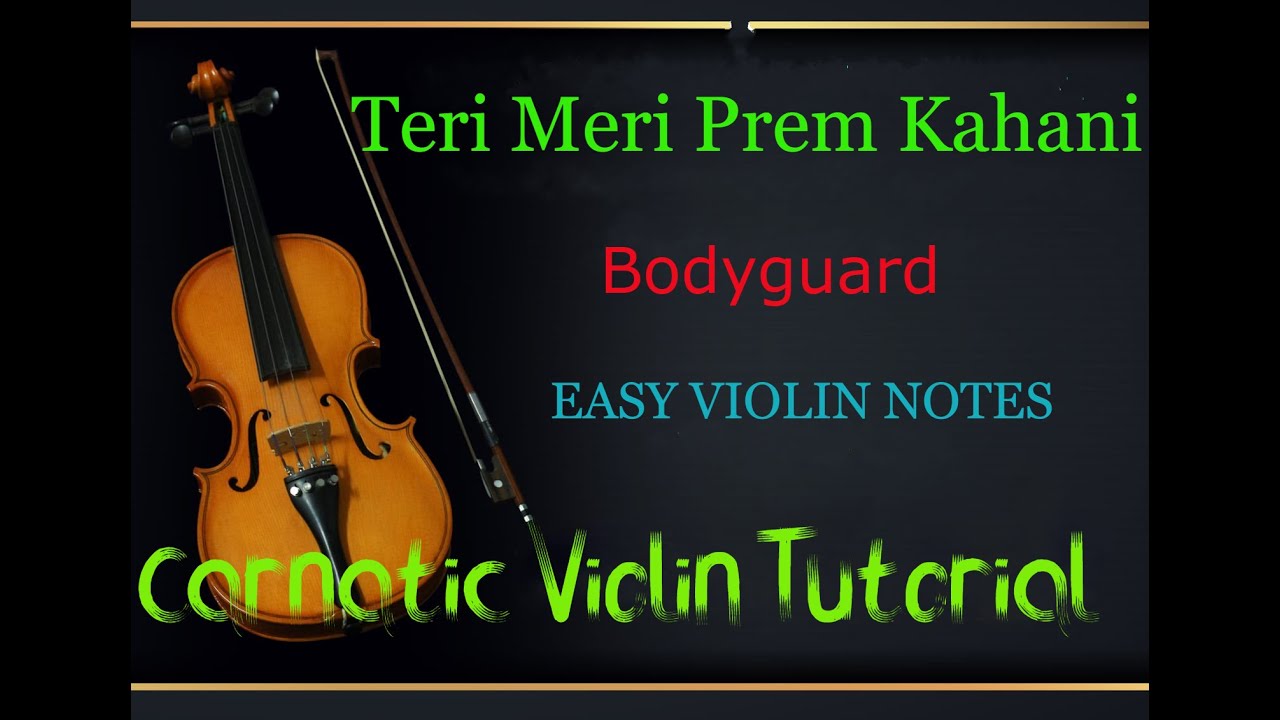 Theri Meri Prem Kahani#violintutorial #violinotes # #violincover## ...