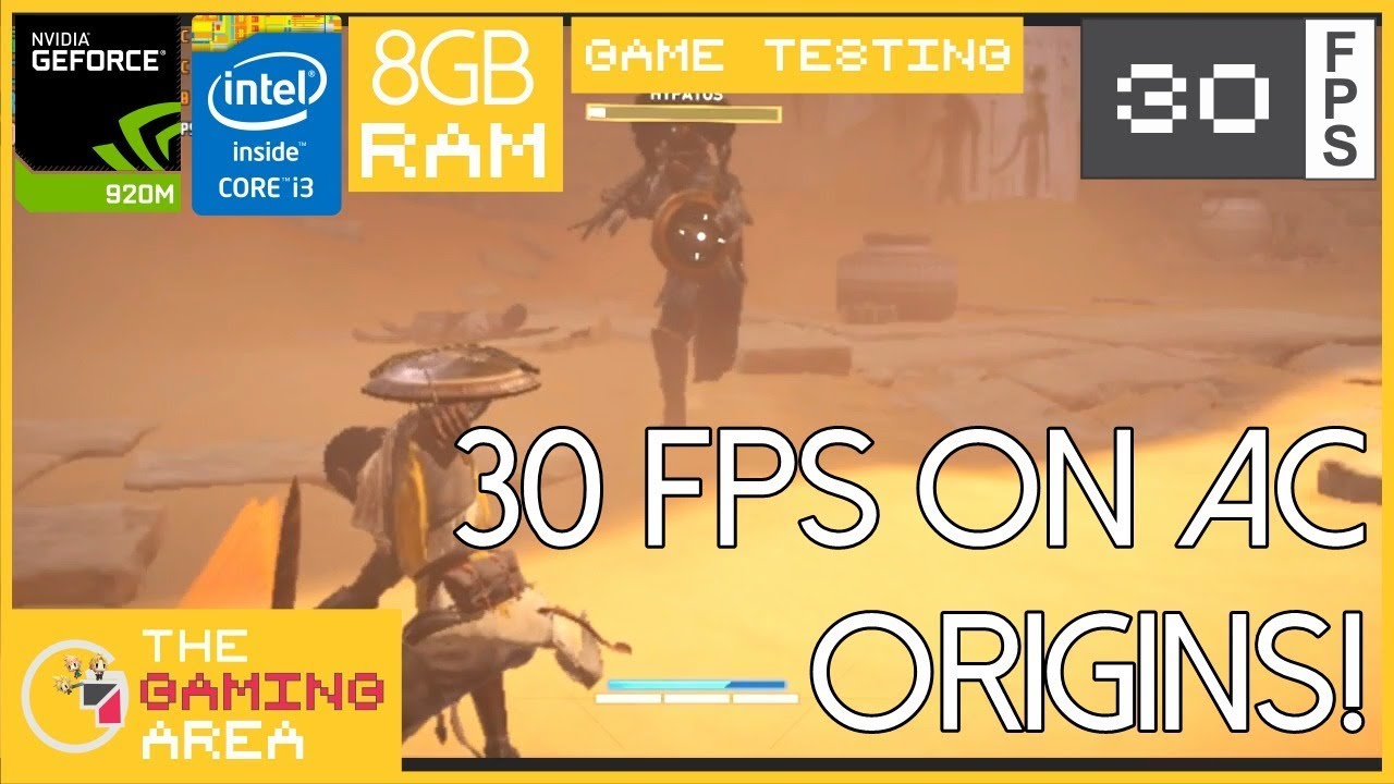AC Origins PC on LOW END LAPTOP - YouTube