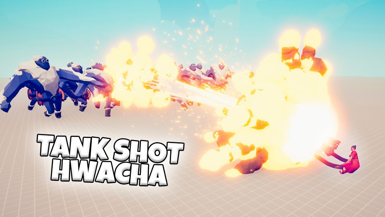 TANK SHOT HWACHA VS EVERY FACTION | TABS MODDED GAMEPLAY - YouTube