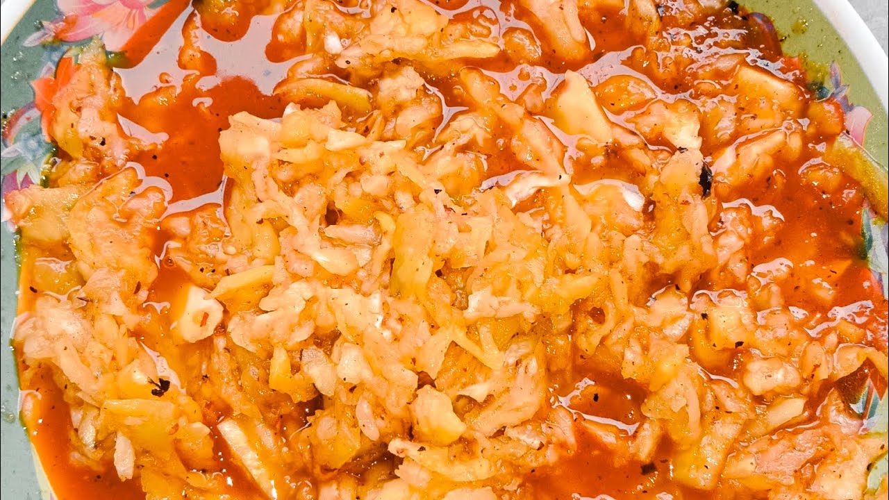 গ্রাম্য পদ্ধতিতে কাঁচা আম ভর্তা।Raw mango vorta.Simple green mango ...