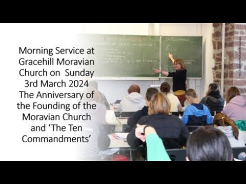 Morning service and Holy Communion at Gracehill Moravian Church 3rd ...