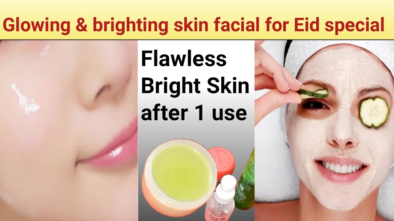 World's Best "GLOW FACIAL 4 Steps To Get Salon-Like Glow at Home ...