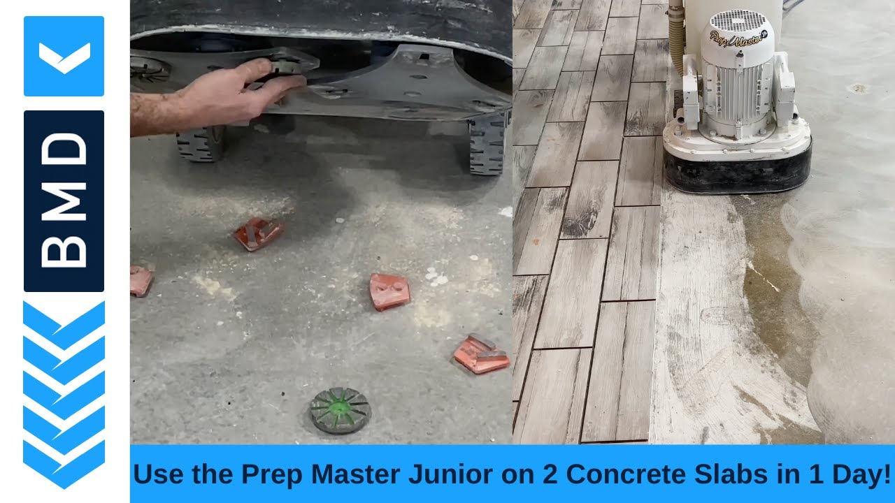 How to Use One Grinder for Two Different Concrete Slabs - YouTube