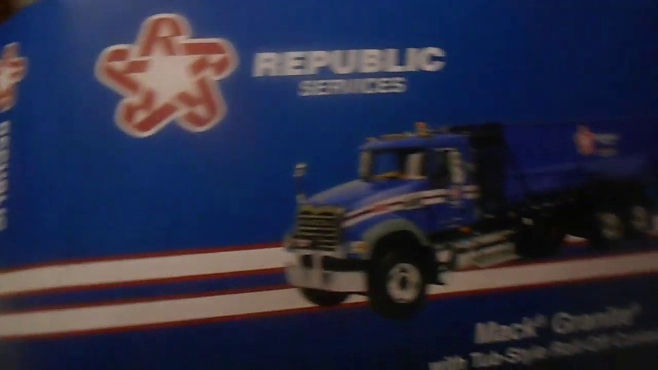 My New First Gear Republic Roll Off and Mack LR Mcneilus ZR - YouTube