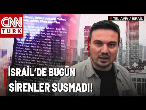 İSRAİL'İN EN ZOR GÜNÜ! İsrail'de Peş Peşe Siren Sesleri: 5 Siren Duyuldu!