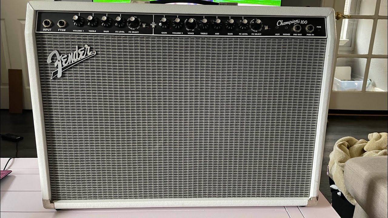 Fender Champion 100 test - YouTube