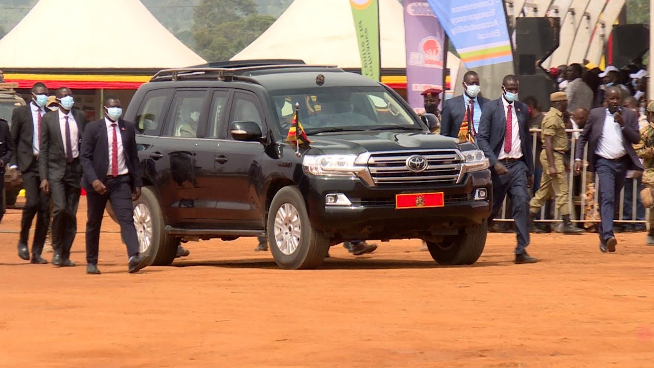 Uganda's Most Protected Car | President Museveni Security Detail - YouTube