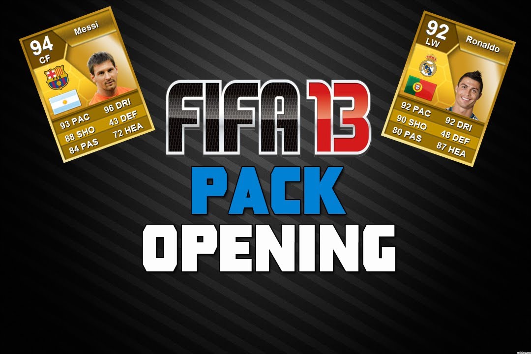 FIFA 13 | Pack Opening - I DID NOT GET RONALDO AND MESSI IN THE SAME ...