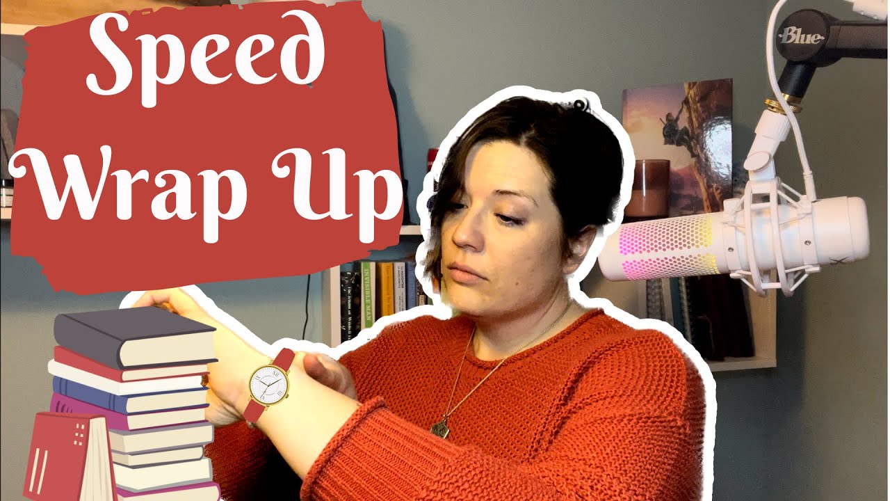 SPEED Wrap Up for January! 10 books in 5 minutes! - YouTube