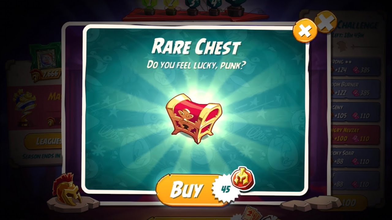 Arena Shop - Opening 40 Rare Chests - Angry Birds 2 - YouTube