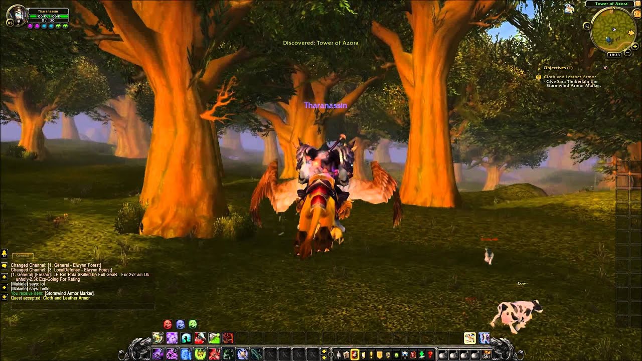 WoW:Cataclysm: Cloth and Leather Armor Quest - YouTube