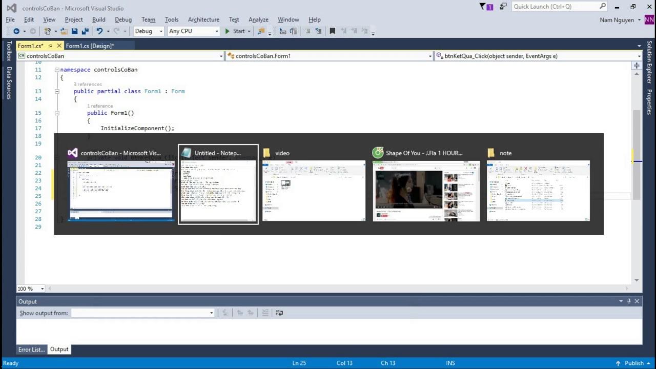 TextBox Button ListView - Controls - Calculator -c# - YouTube