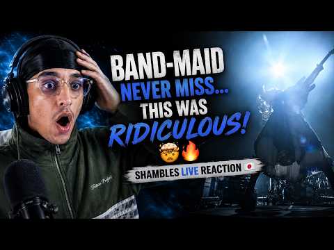 BAND-MAID NEVER MISS… THIS WAS RIDICULOUS! 🤯🔥 | SHAMBLES LIVE REACTION 🇯🇵