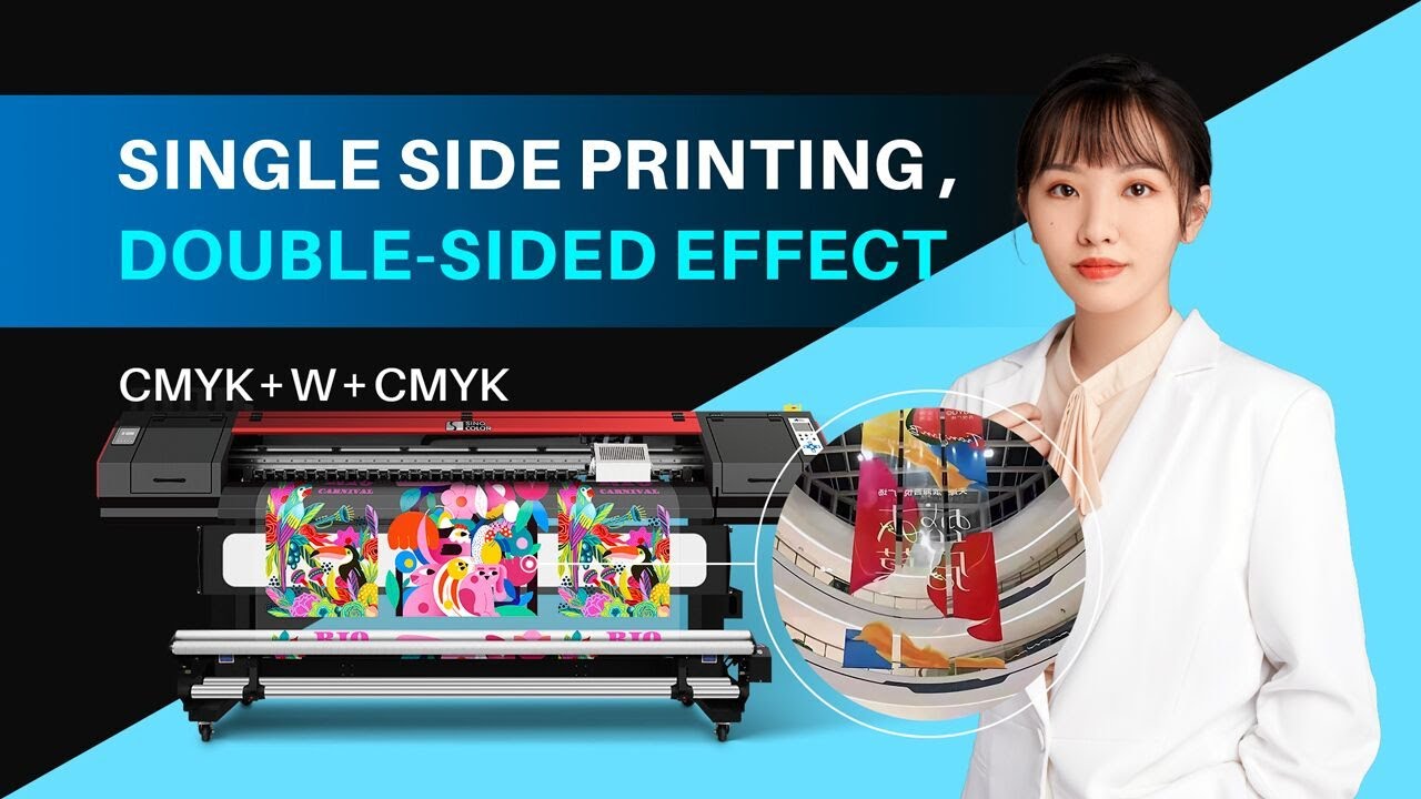 Single side printing, double-sided effect I SinoColor UV-740D Roll to ...