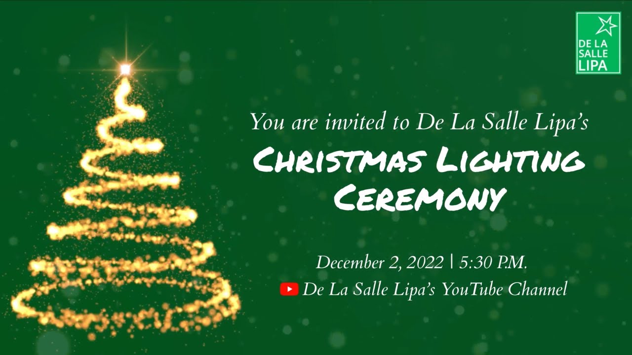 DLSL Christmas Lighting Ceremony - YouTube