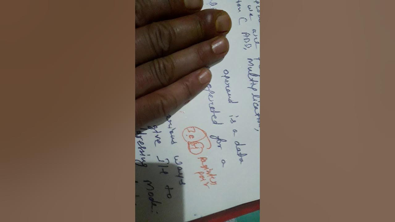 Opcode, Operand and Addressing Modes - YouTube