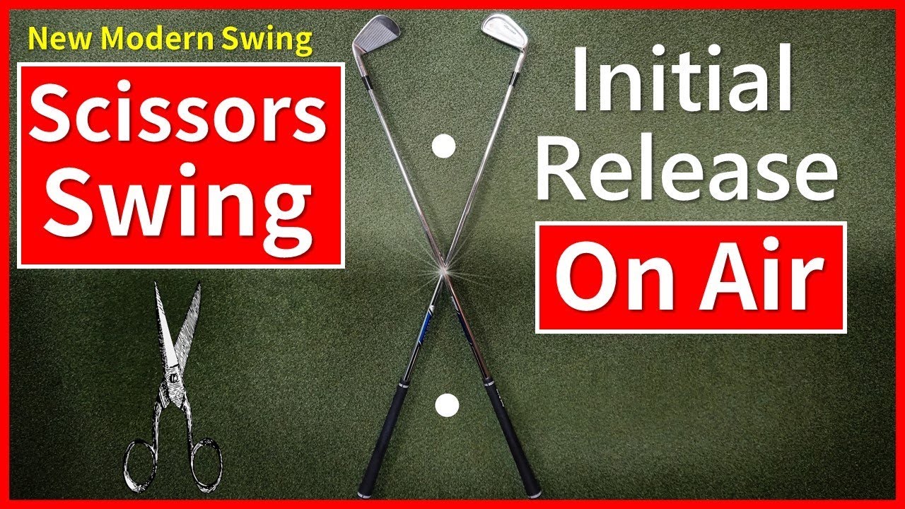 New Modern Golf Swing *SCISSORS SWING* [ENG] - YouTube