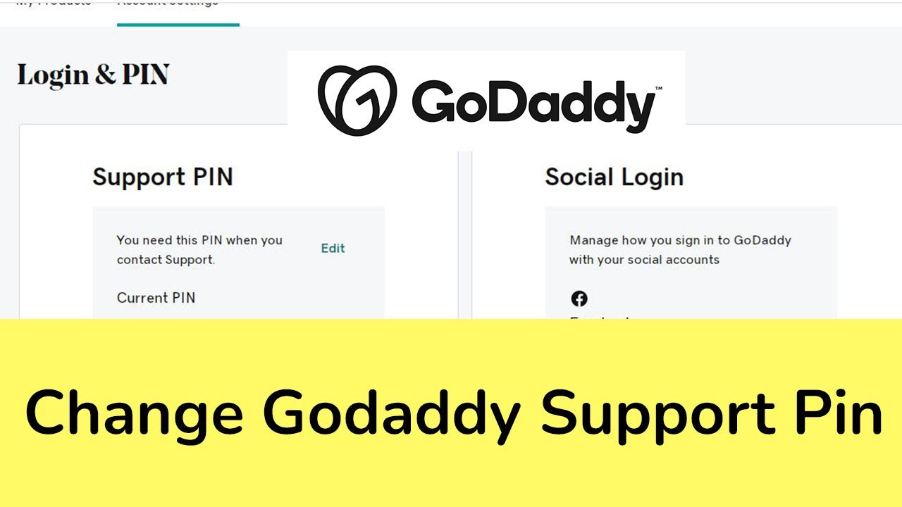How To Change Godaddy Support Pin YouTube how-to-change-godaddy-support-pin-youtube