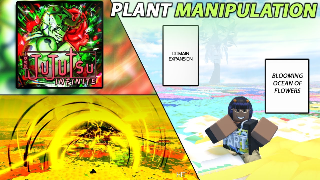 Jujutsu Infinite | Plant Manipulation COMPLETE Showcase... - YouTube