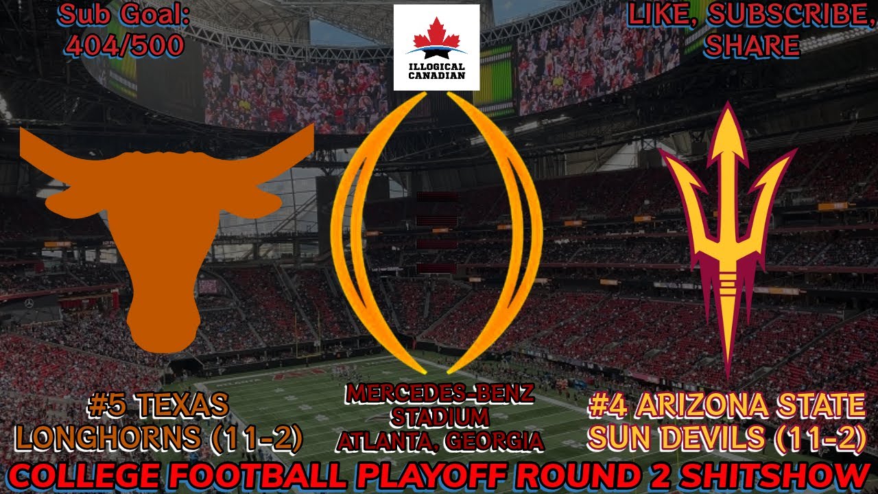 CFP Round 2 Live Play-By-Play Coverage: #5 Texas (12-2) @ #4 Arizona ...