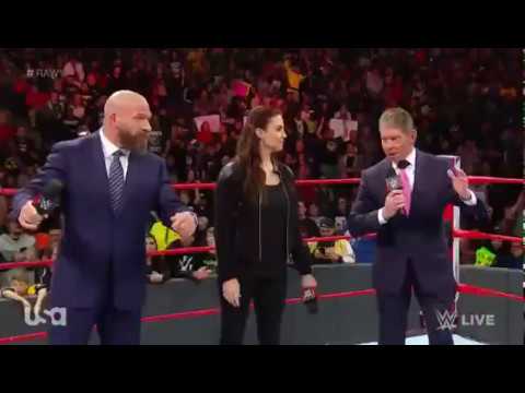 WWE COO Triple H Entrance to Monday Night Raw 17 December 2018 - YouTube