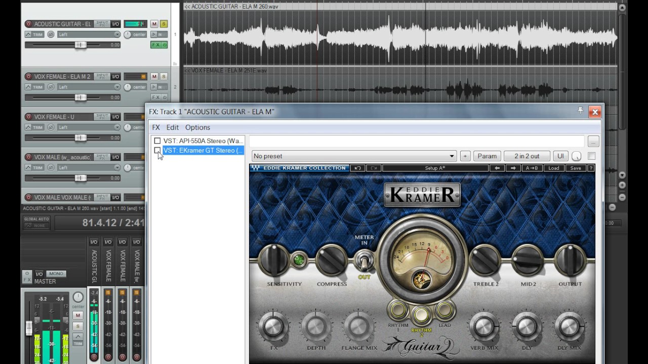 EKramer Gt sterio - YouTube