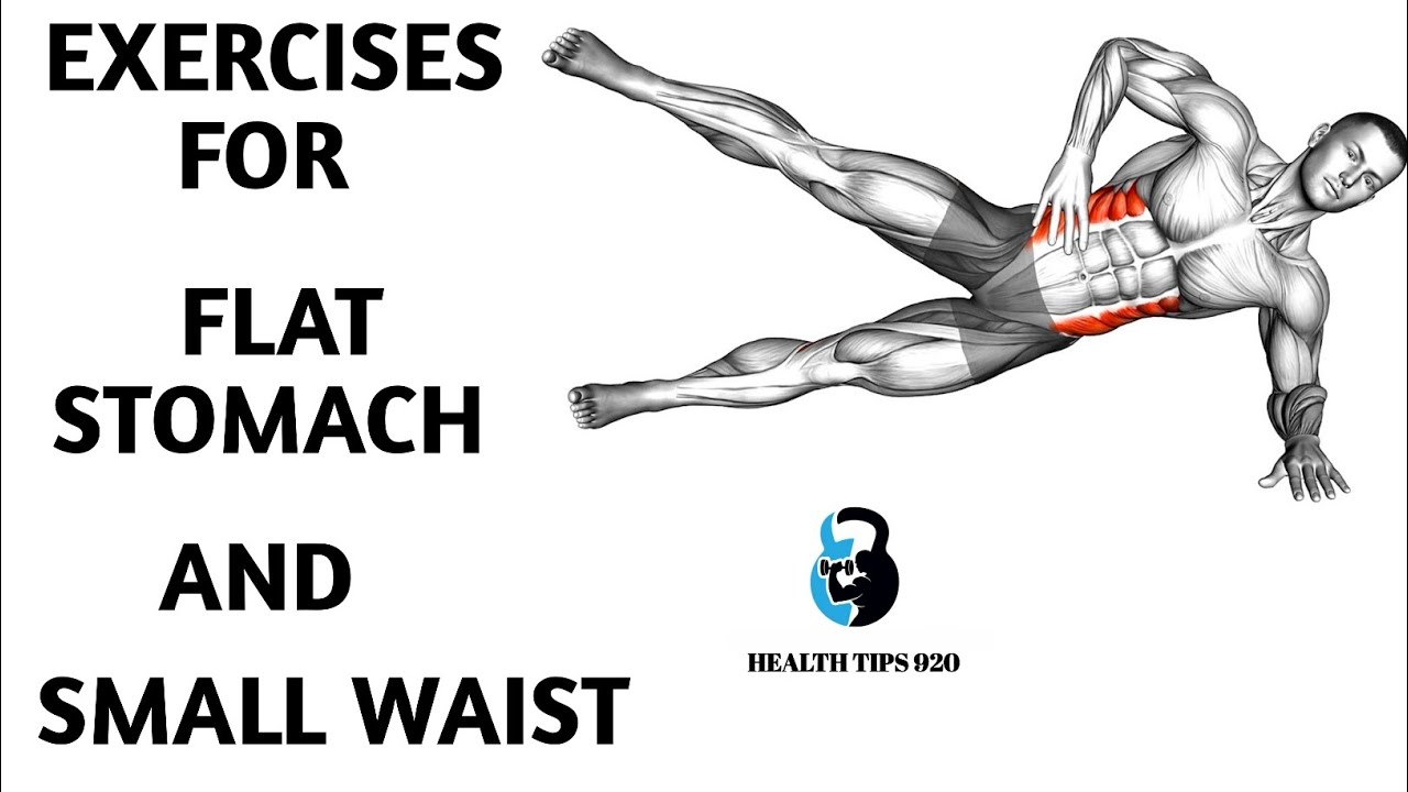 Top 7 Exercises for Flat Stomach and Small Waist - YouTube