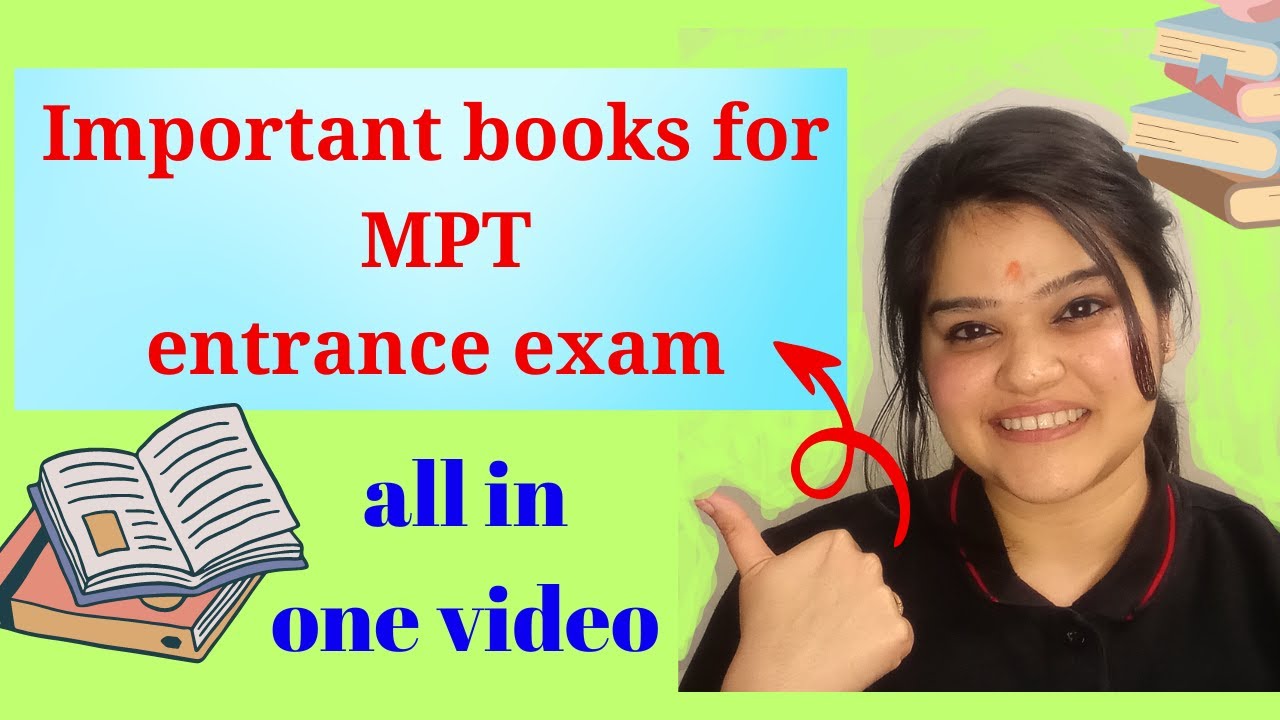 MPT entrance MCQ most important books - YouTube