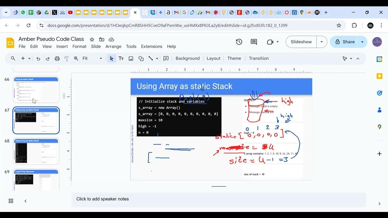 Mastering Pseudocode: IB CS Exam Preparation - Static Stacks and Trees Class 7 | Part 3 - YouTube