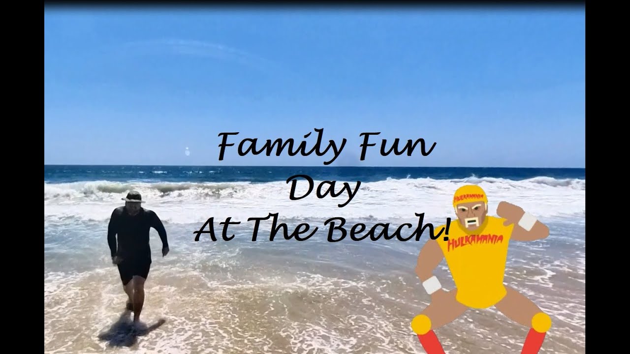 Family Fun Beach Day! - YouTube