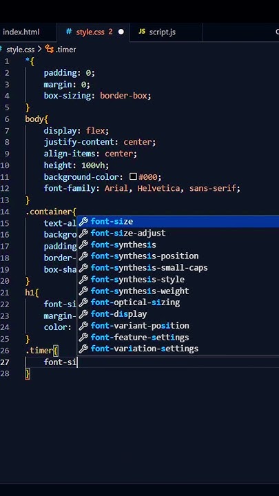 Pomodoro Timer Create In Html Css And Js Programming Asmr