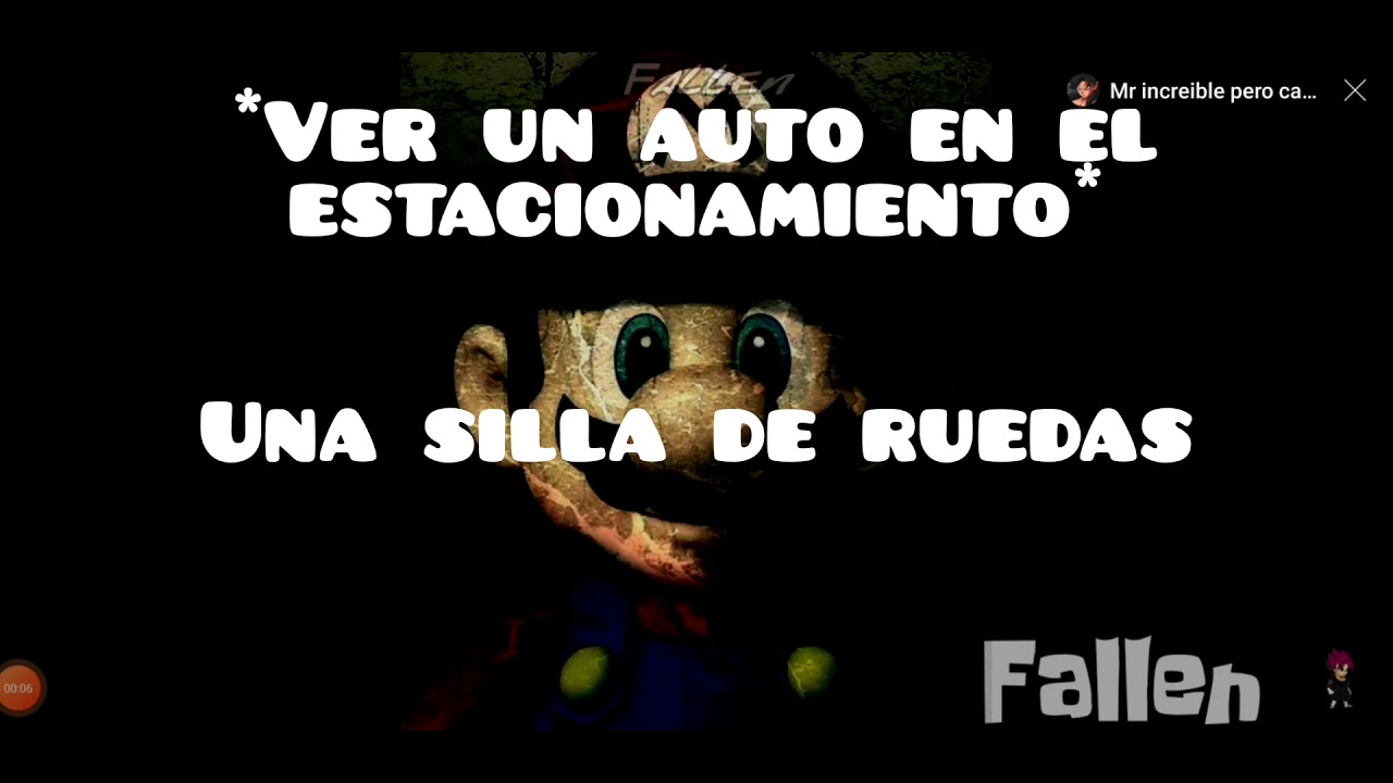 Super Mario Perturbado Meme *Ver un auto en el estacionamiento* - YouTube