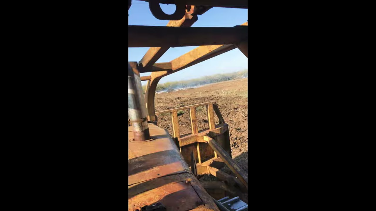 Root plowing / Clearing brush - YouTube