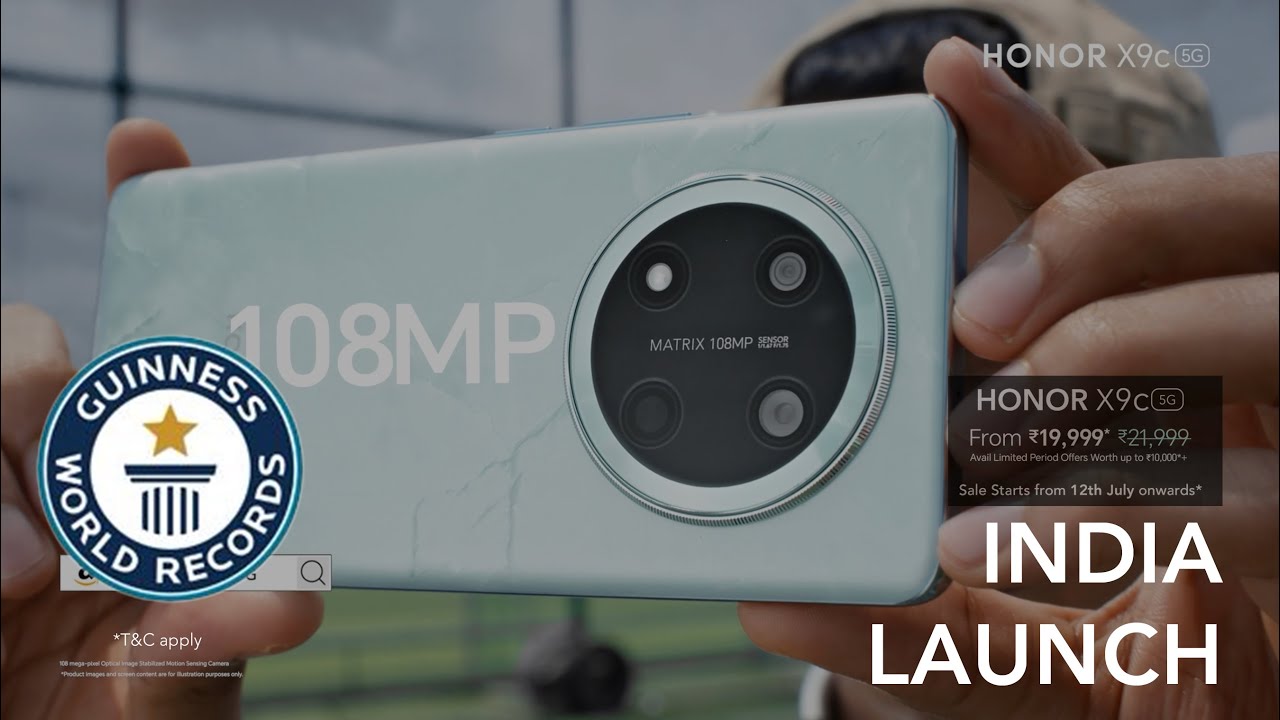 HONOR X9c 5G India Launch | World Record Drop Test* | AI Smartphone # ...