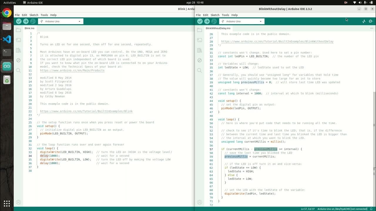 Sobre los delays en arduino - YouTube