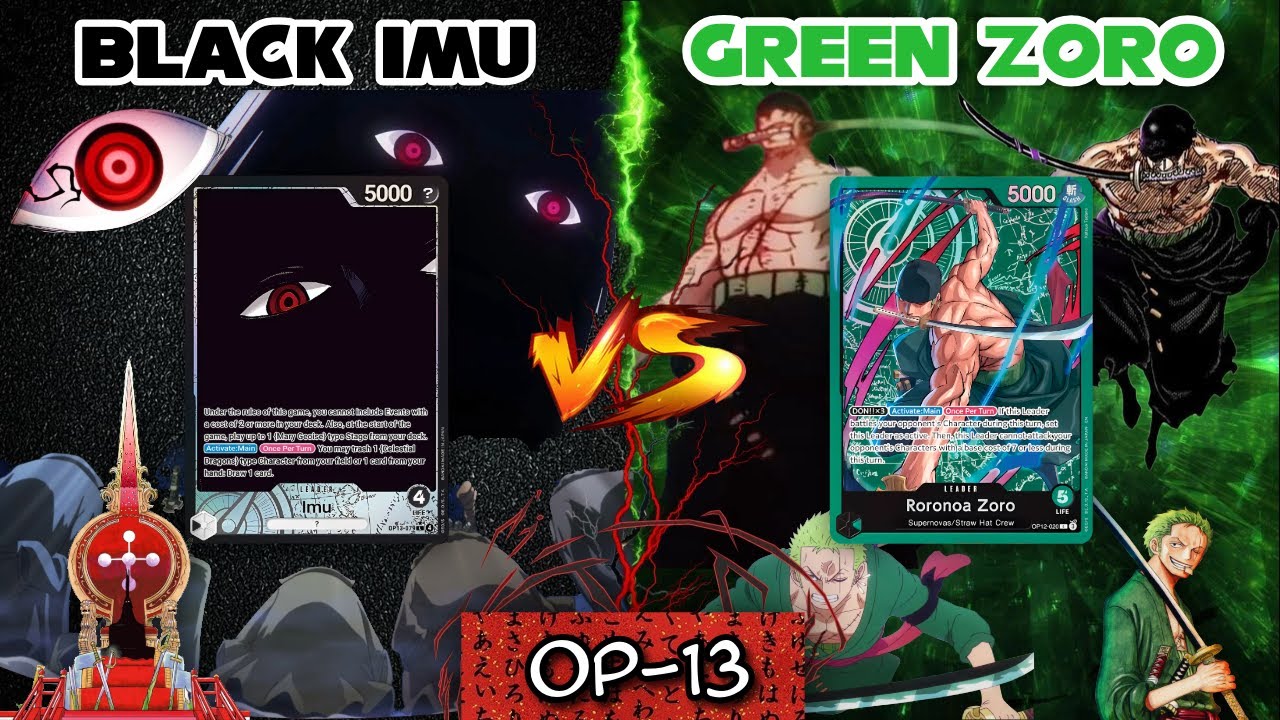 [OP13] Imu vs. Zoro (POV) One Piece TCG {Locals: Round 3} - YouTube