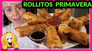 RECETA de comida CHINA 🌯 como hacer SPRING ROLLS ️ RO... | Doovi