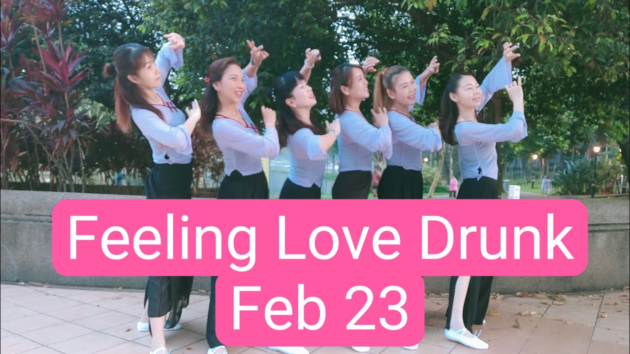 Feeling Love Drunk 醉过方知酒浓 line dance (Demo) 15/4/2023 - YouTube