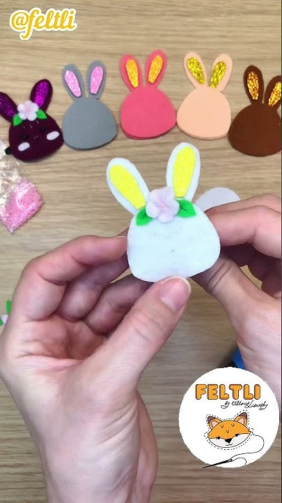Супер Зайка 🐰 на заколке клик клак своими руками из фетра/ Выкройка ...