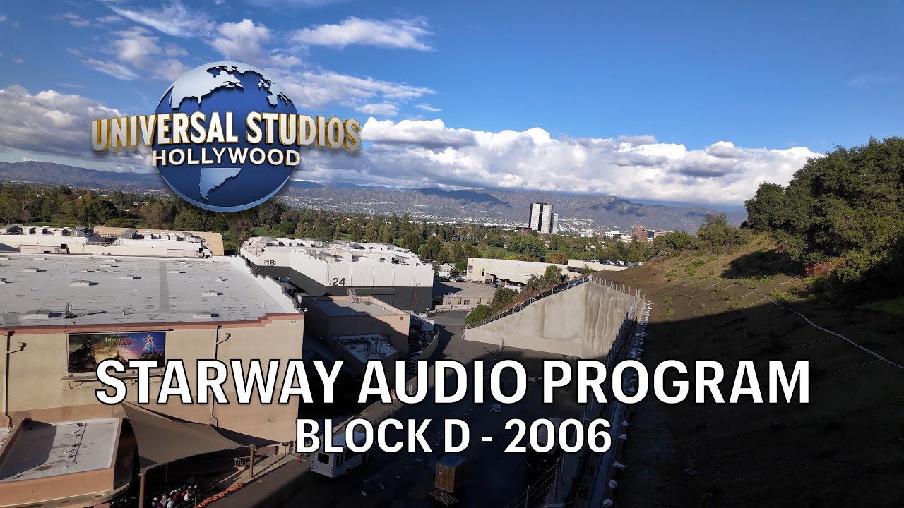 Universal Studios Hollywood StarWay Escalator Audio Program Block D ...