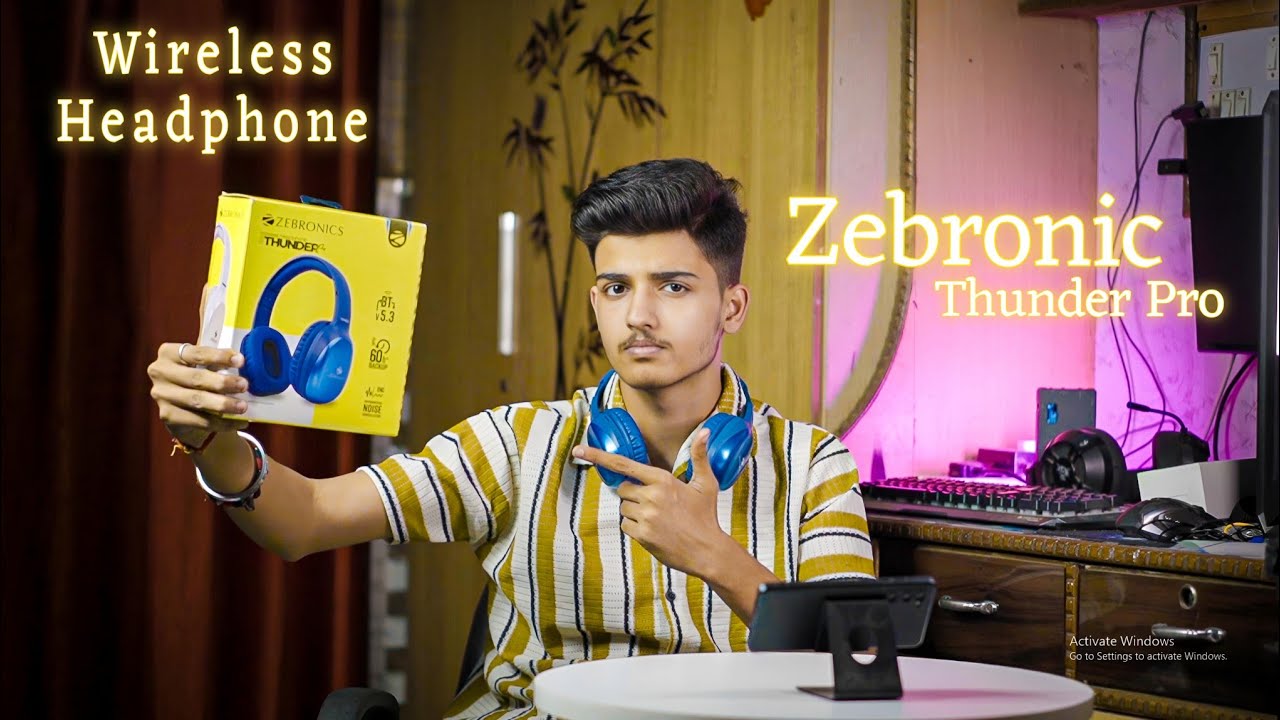 Zebronics thunder pro wireless headphones Review || Gaming wireless ...