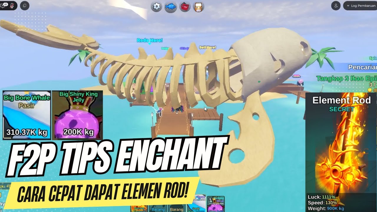 TIPS ENCHAN BIAR CEPAT DAPAT IKAN SECRET DAN PANCINGAN ELEMEN ROD FISH ...