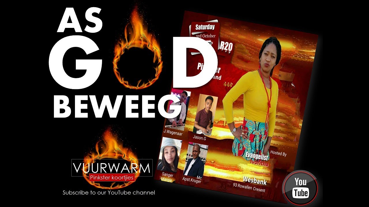 Pinkster Koortjies - As GOD begin Beweeg Wie Kant HOM Keer. - YouTube