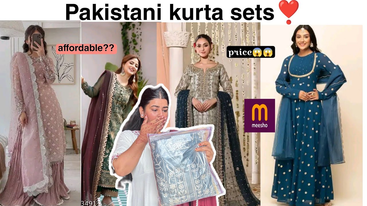 Meesho Viral Pakistani Suits 💗|| Party wear //festive wear Haul ...